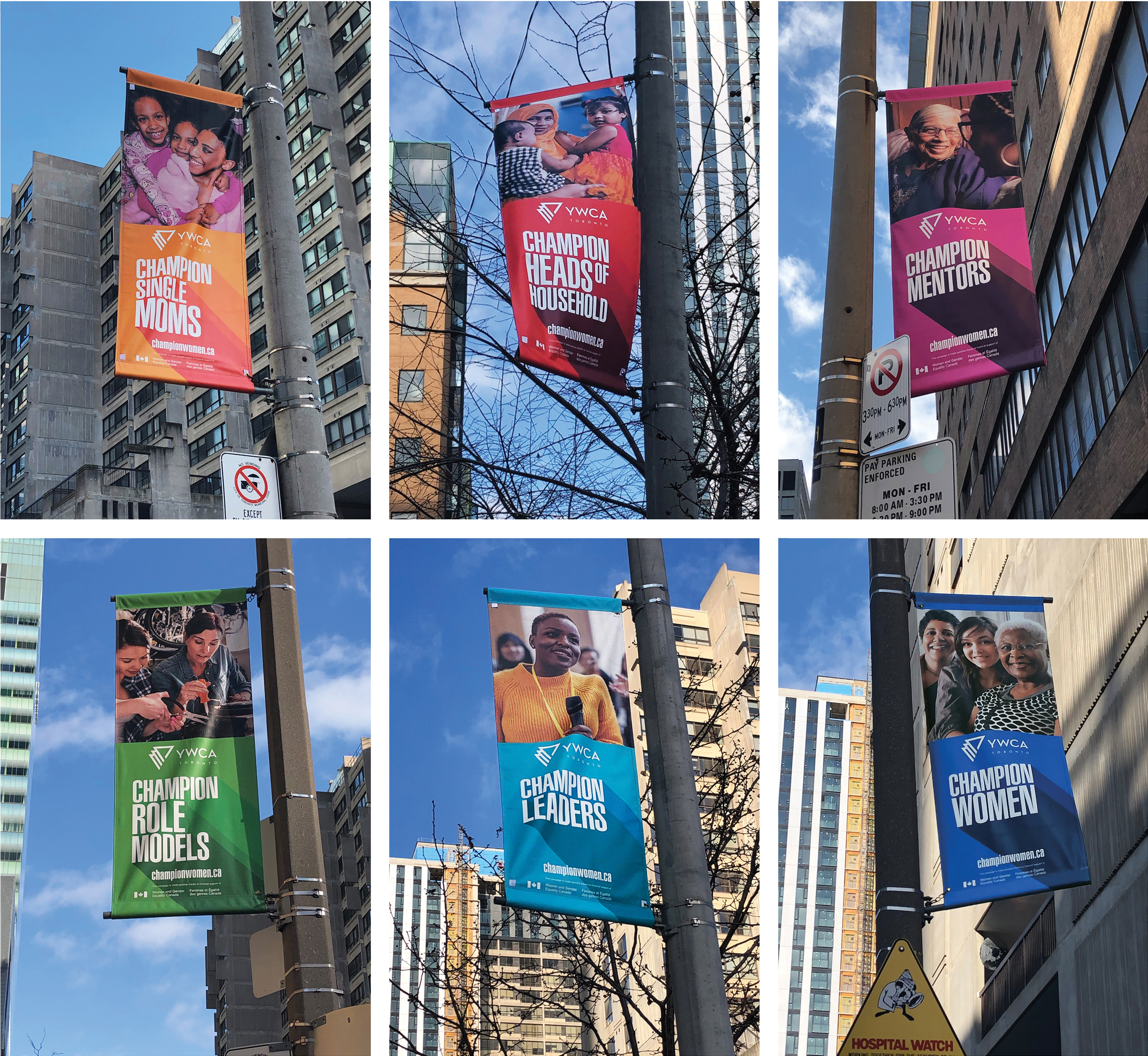 YWCA Toronto - Champion Women — Schmid Grafikdesign